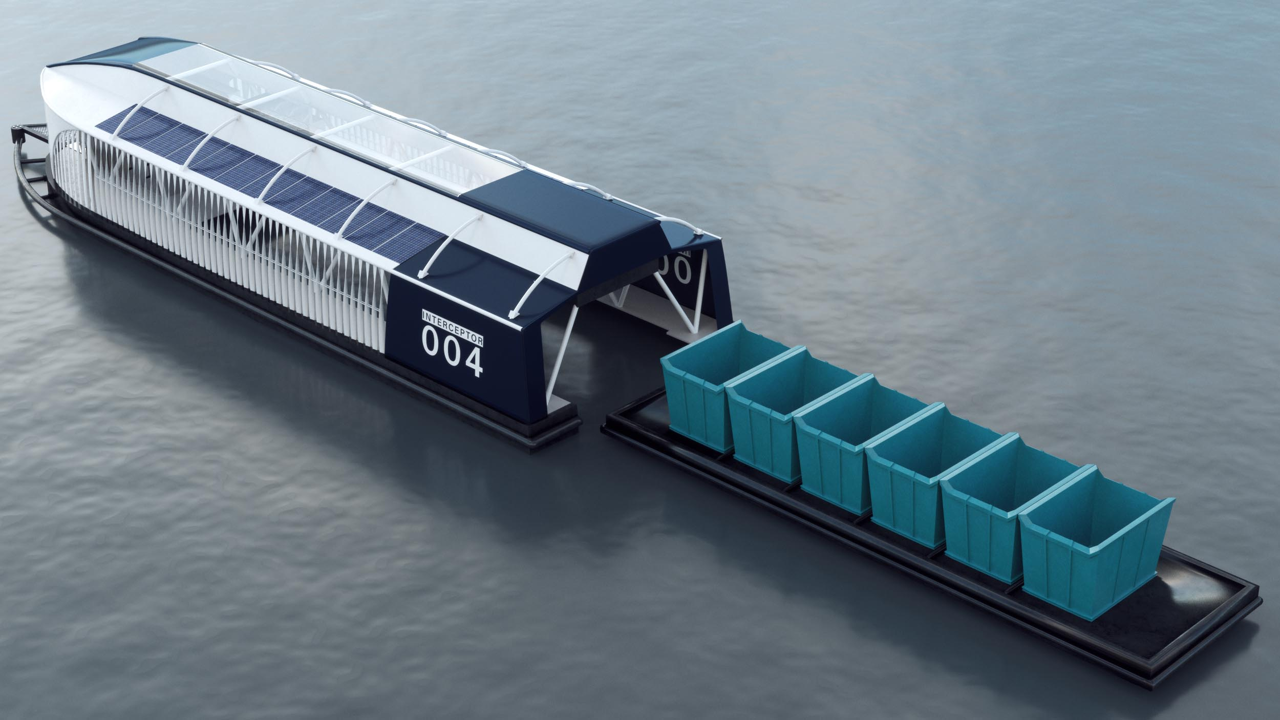 Ocean cleanup interceptor 3D - TurboSquid 1512265