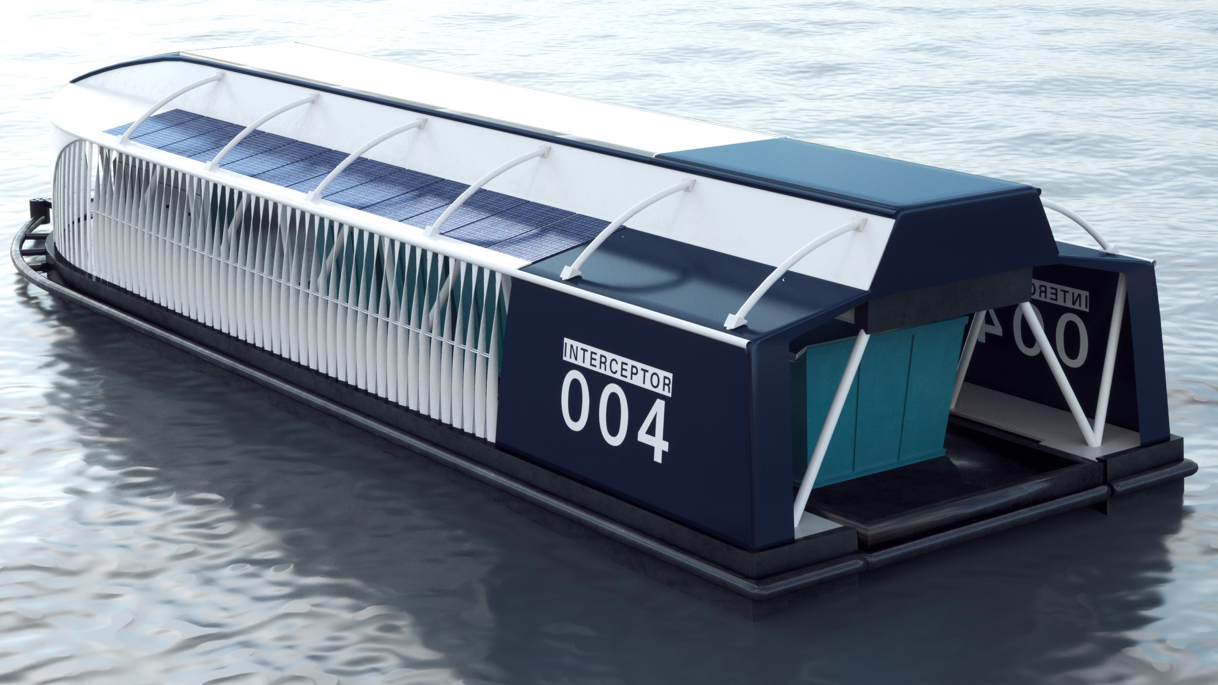 Ocean cleanup interceptor 3D - TurboSquid 1512265