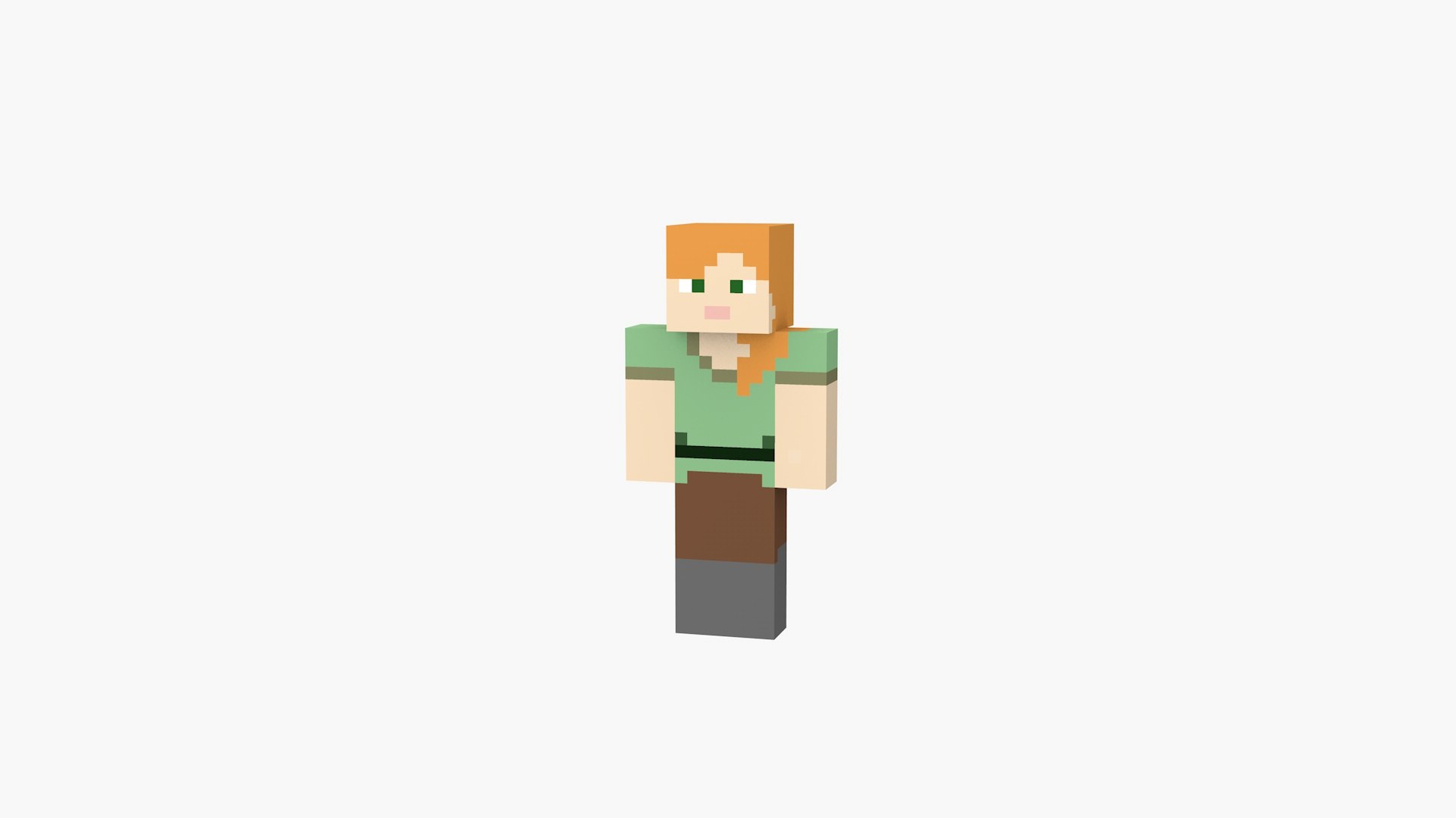 Minecraft Alex 3D-Modell - TurboSquid 1843277