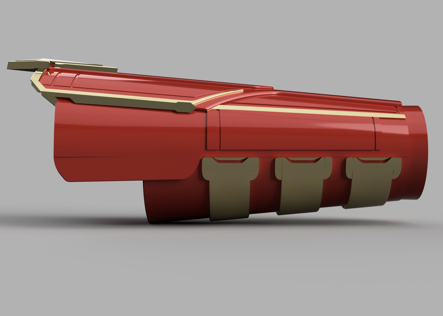 3D Captain Marvel Arm Bracer - TurboSquid 1476537