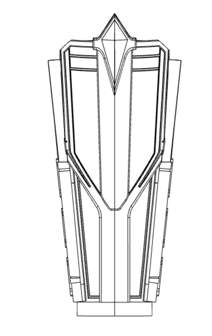 3D captain marvel arm bracer - TurboSquid 1476537