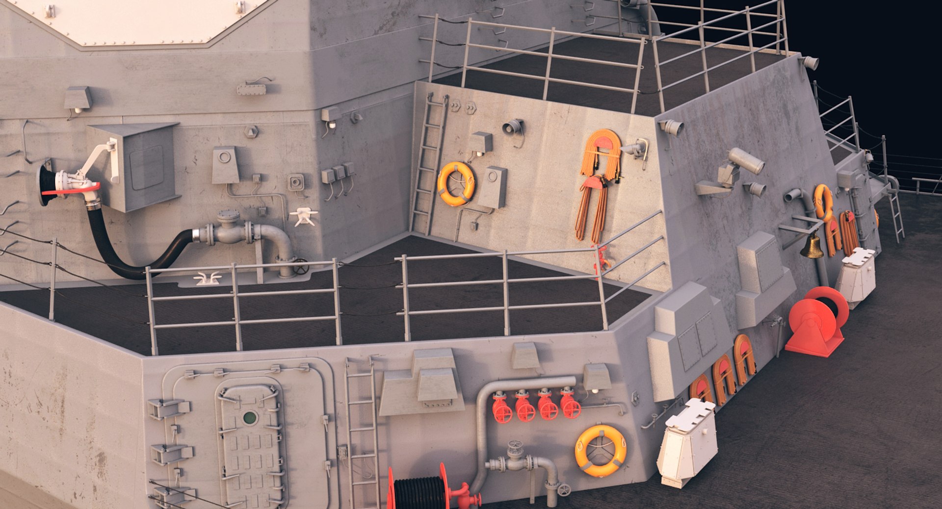 3d model uss sampson