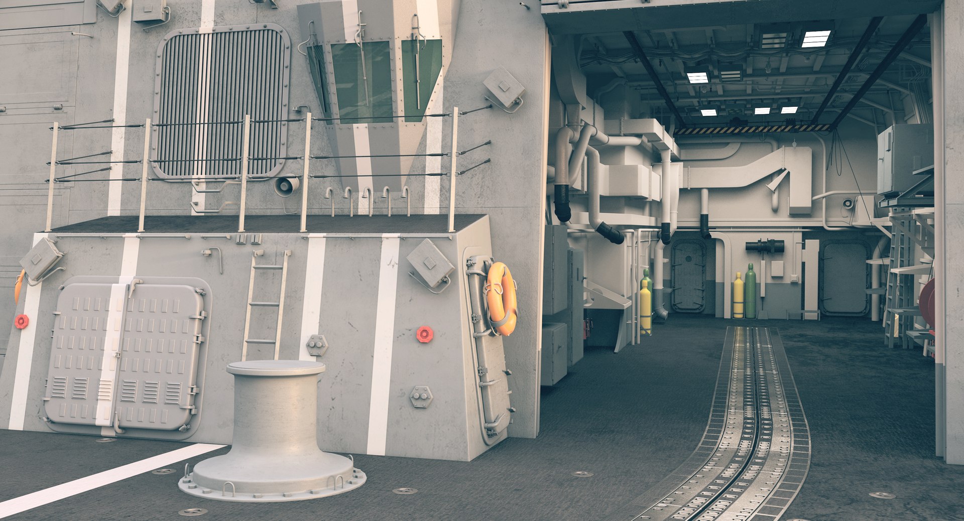 3d model uss sampson