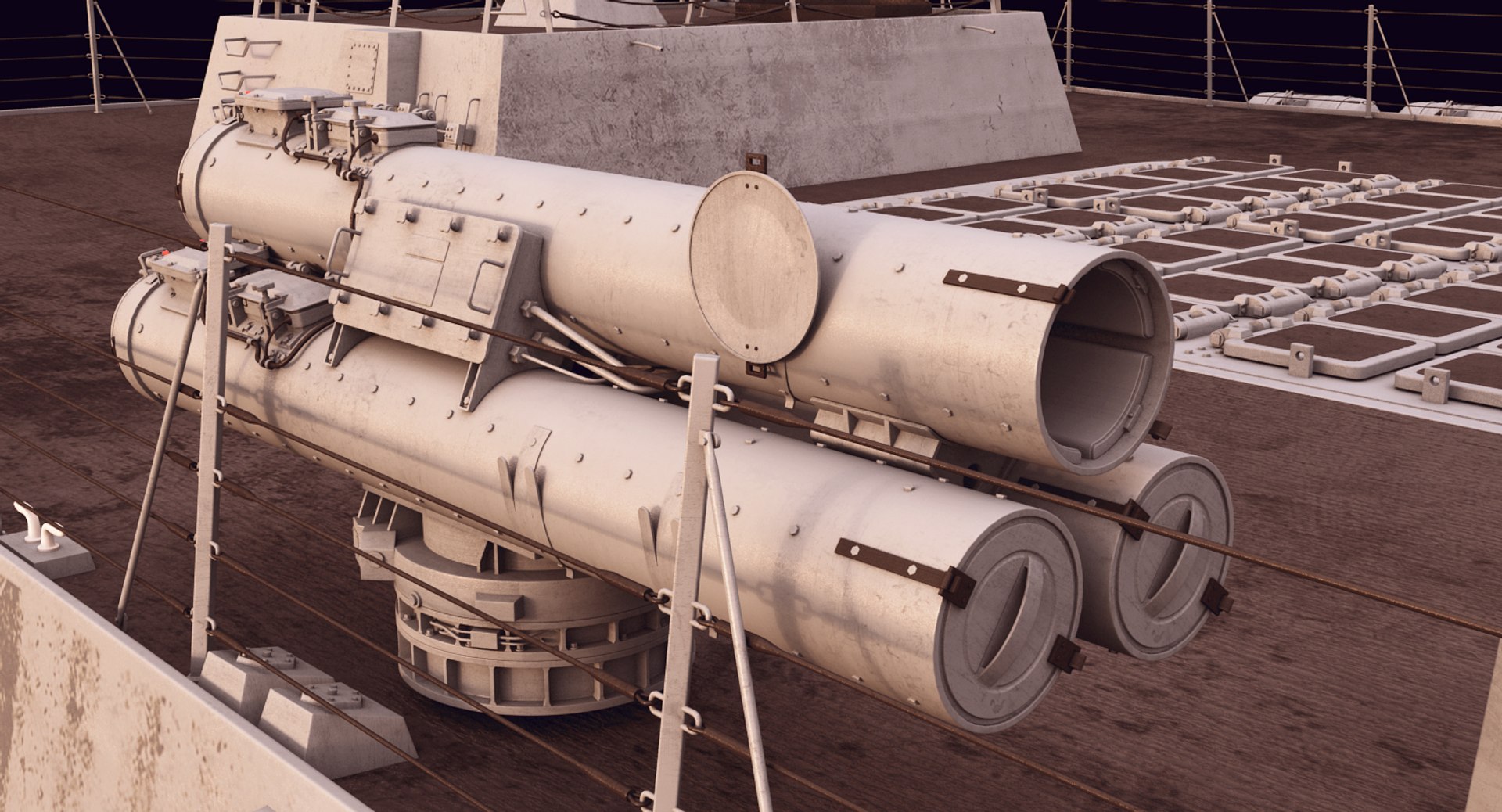 3d model uss sampson