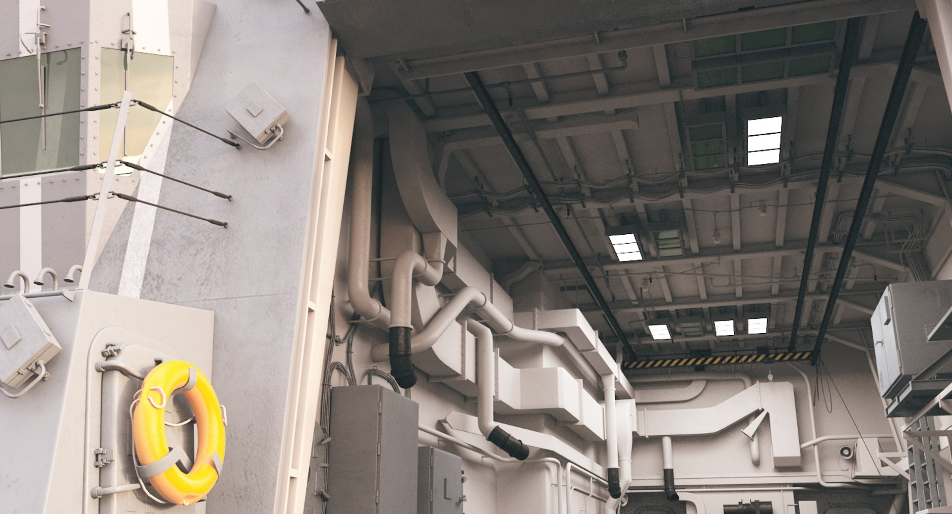 3d model uss sampson