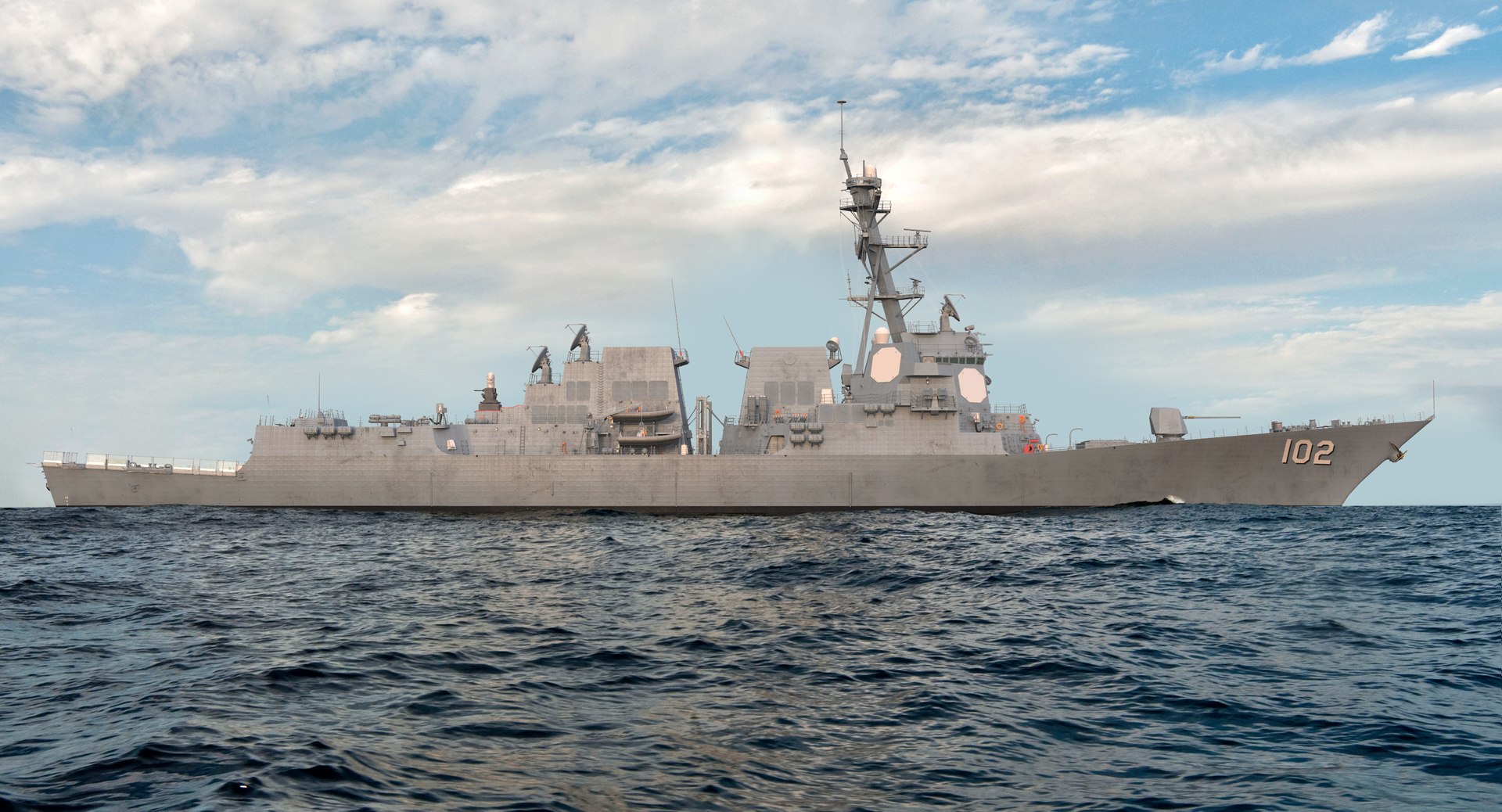 3d model uss sampson