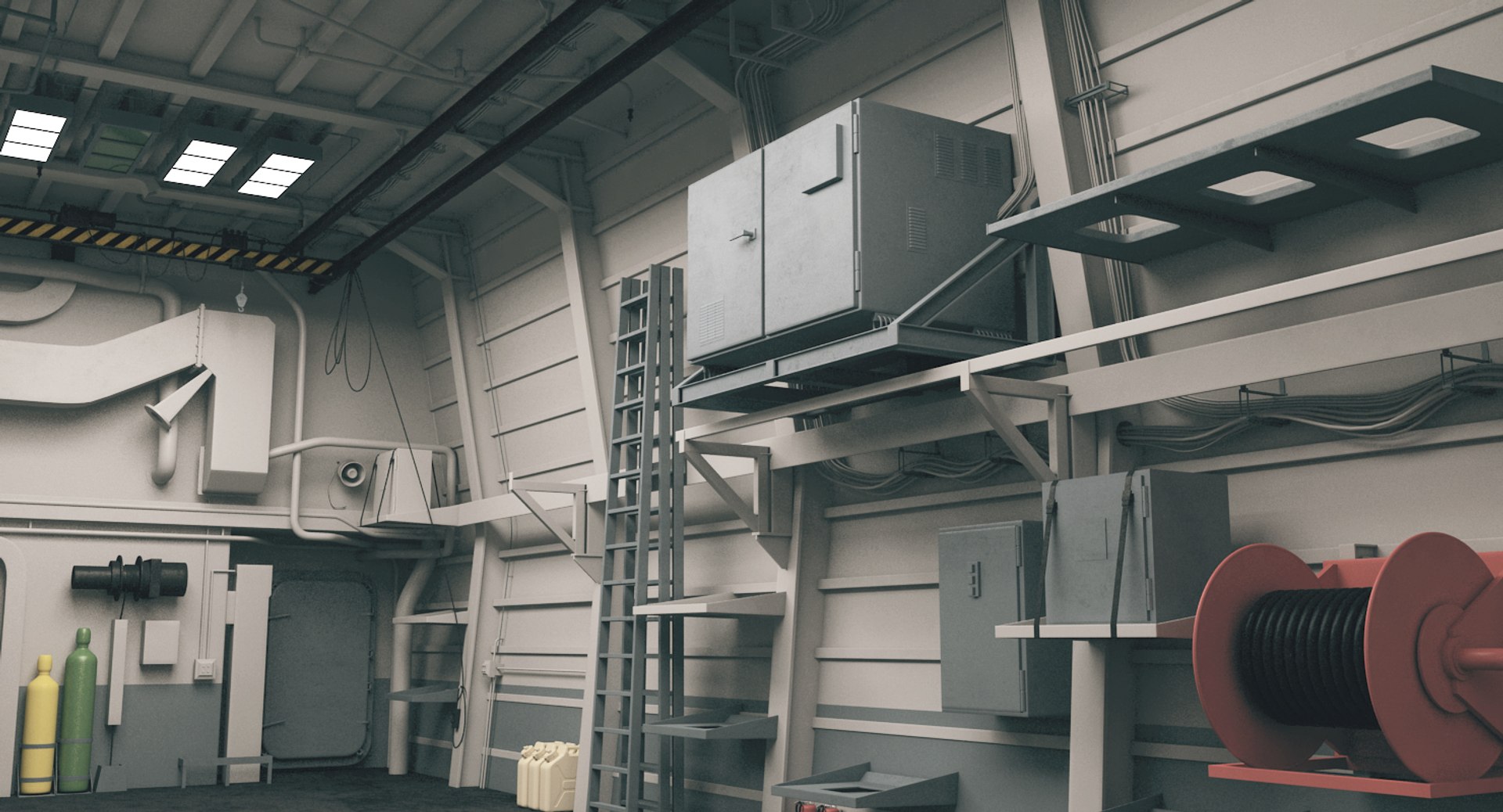 3d model uss sampson