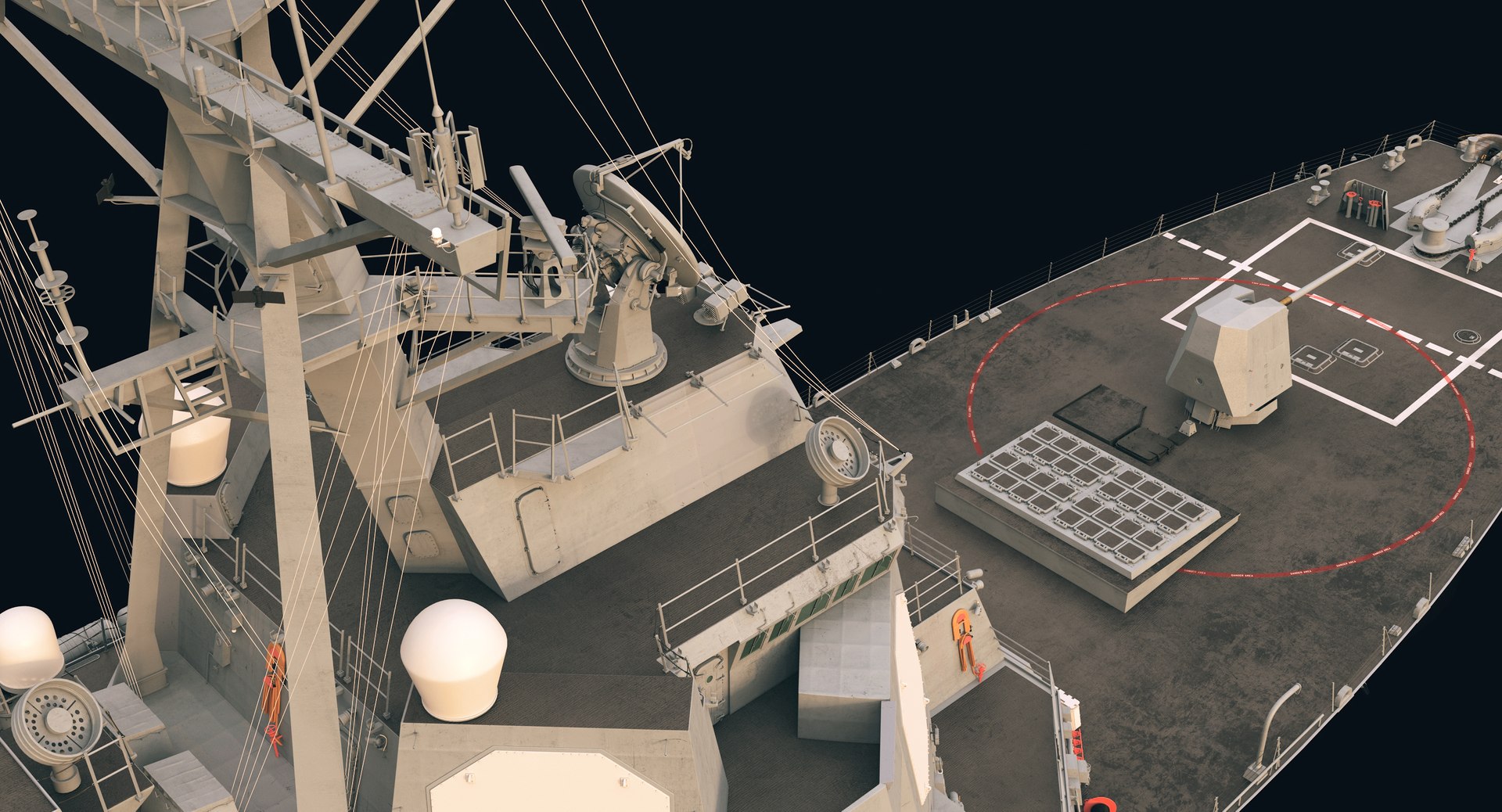 3d model uss sampson