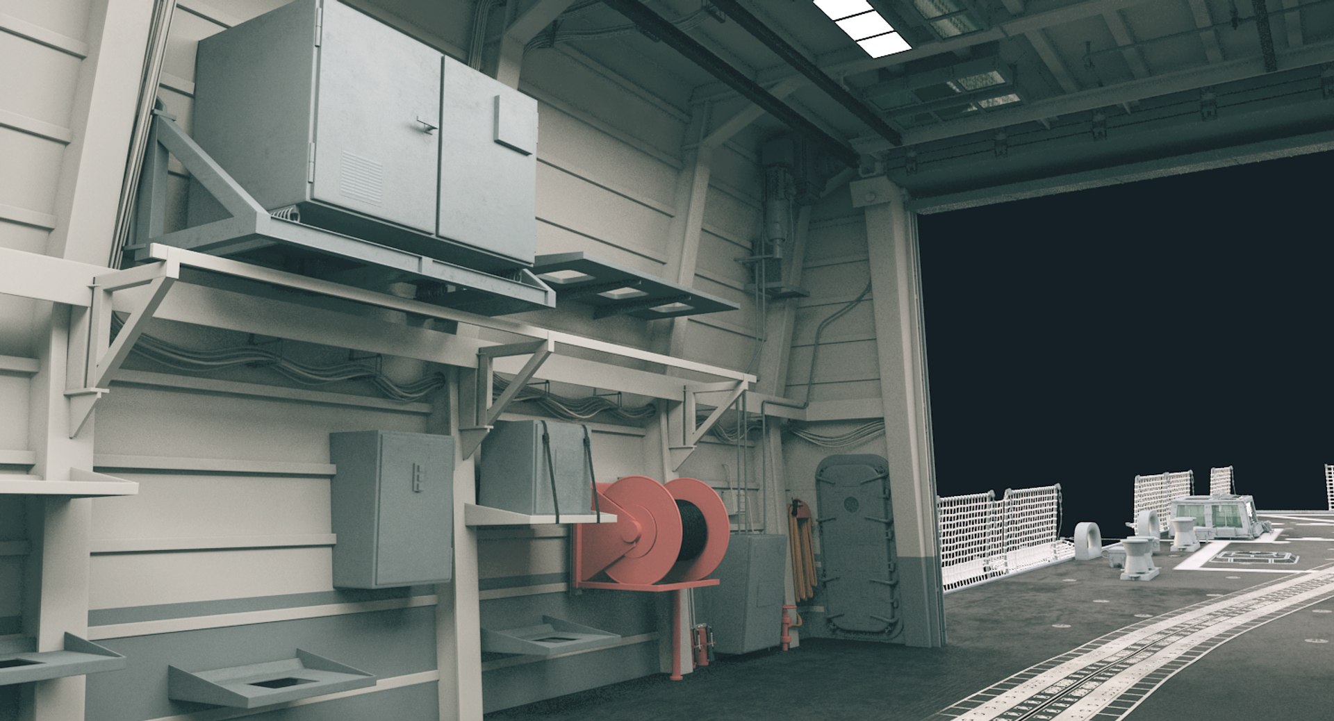 3d model uss sampson