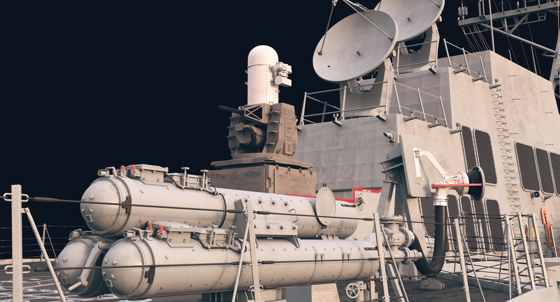 3d model uss sampson