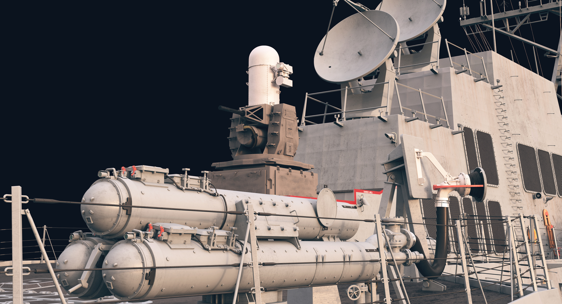 3d model uss sampson