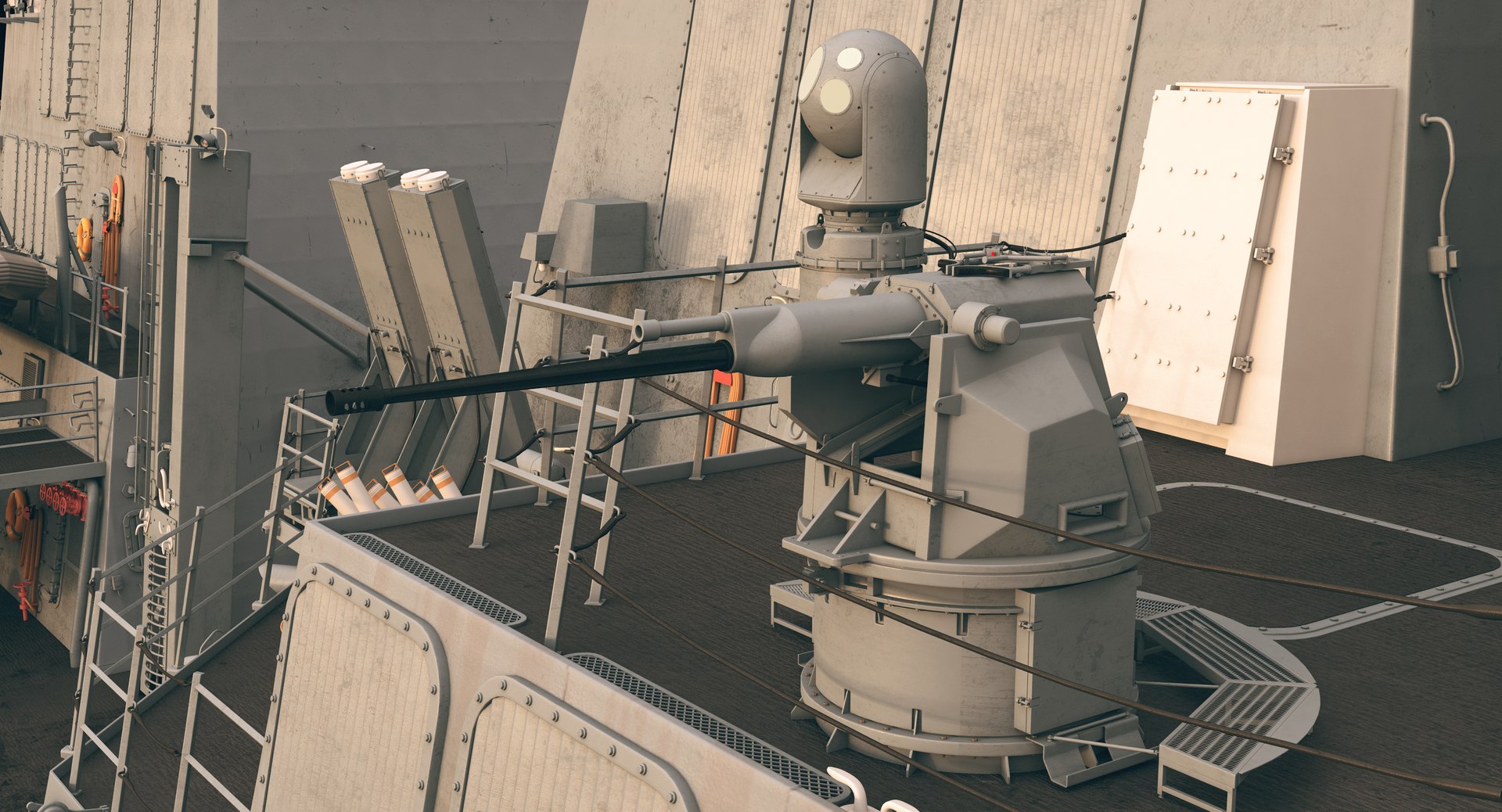 3d model uss sampson