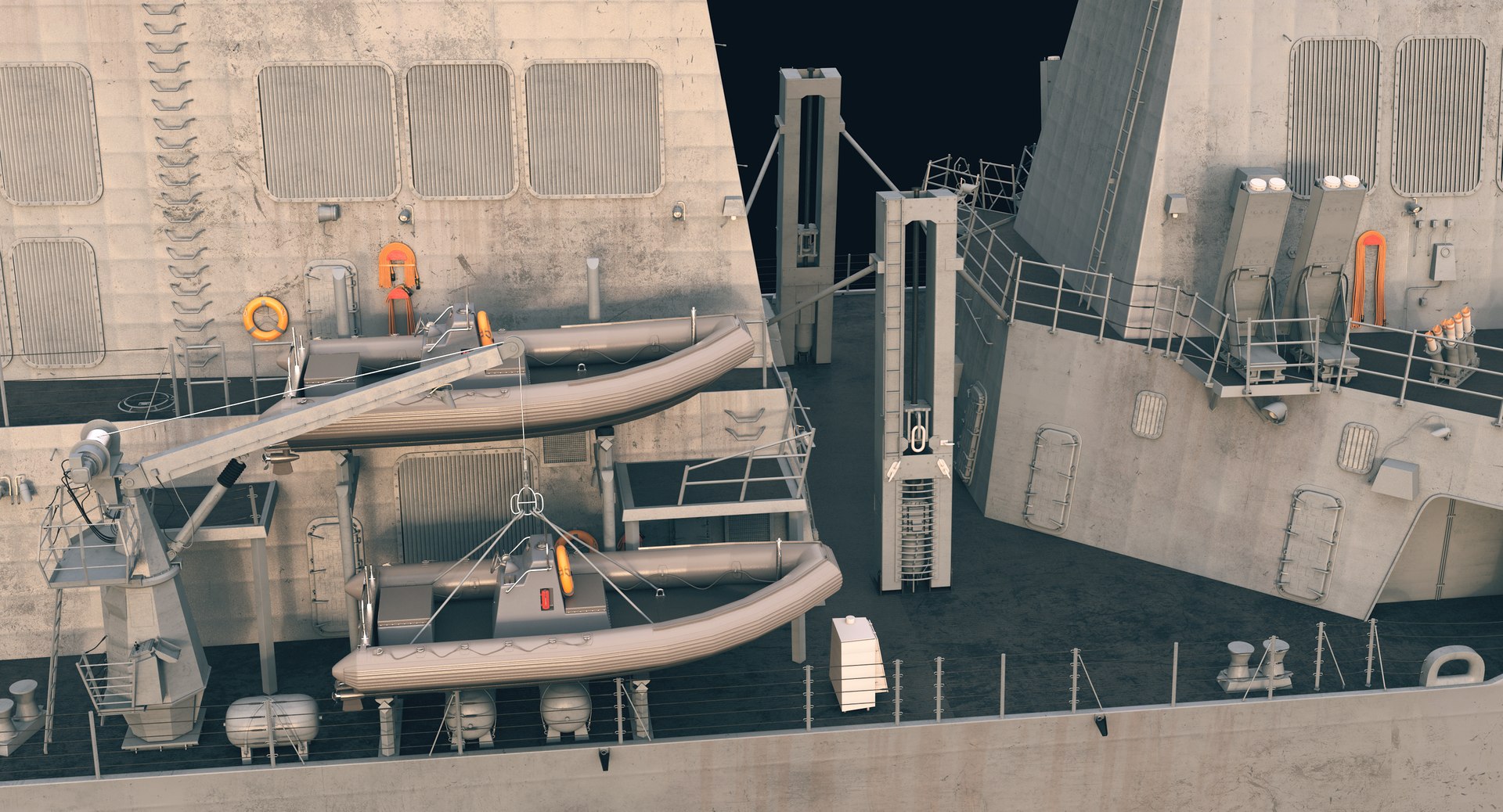 3d model uss sampson