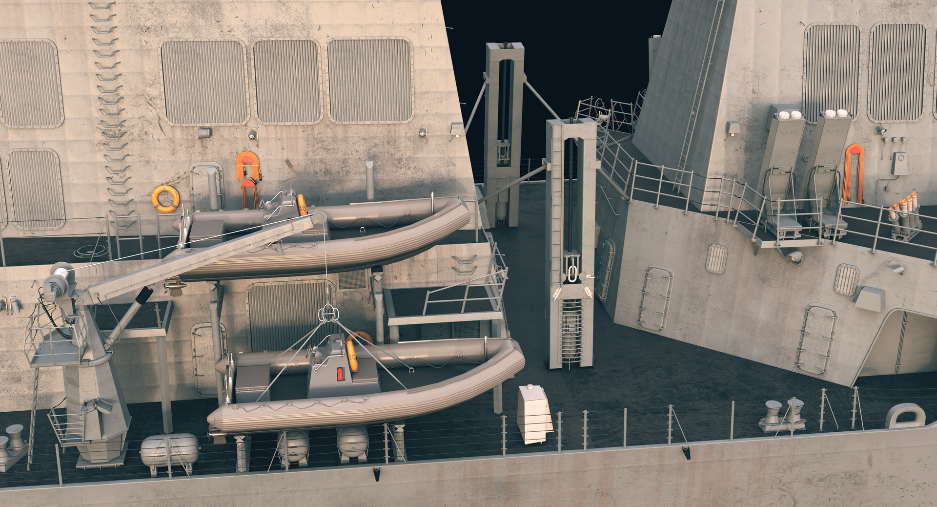 3d model uss sampson