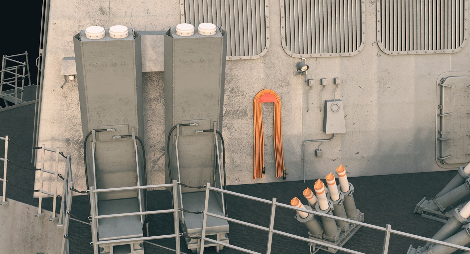 3d model uss sampson