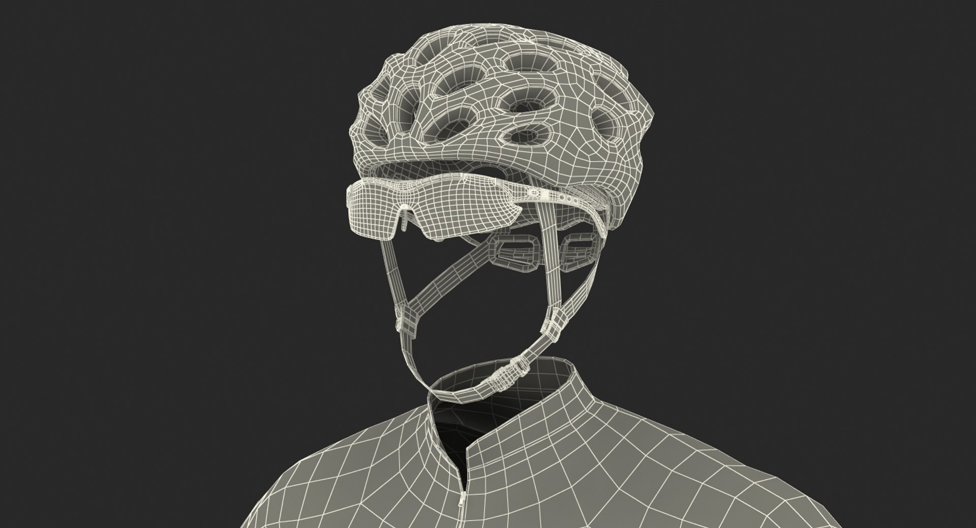 3D cyclist suit generic model - TurboSquid 1389705
