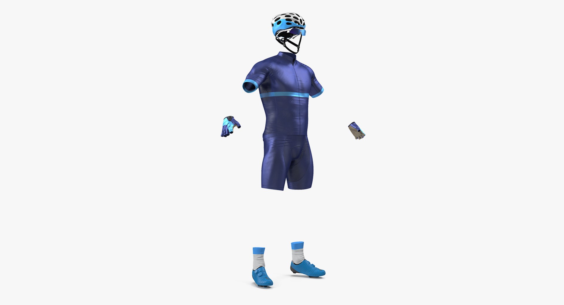 3D Cyclist Suit Generic Model - TurboSquid 1389705