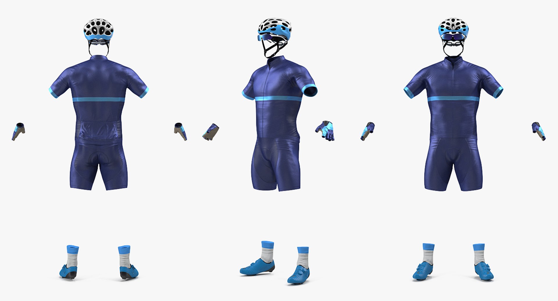 3D Cyclist Suit Generic Model - TurboSquid 1389705