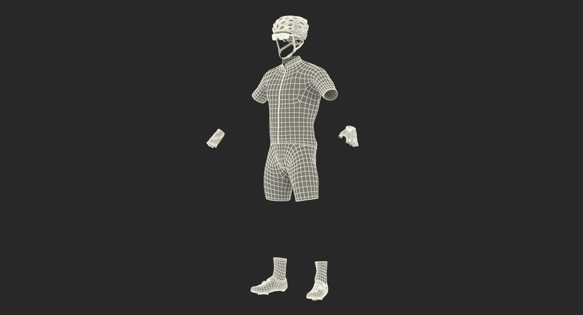 3D Cyclist Suit Generic Model - TurboSquid 1389705