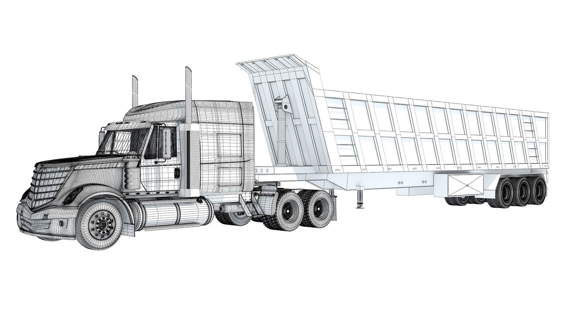 Tipper Truck 3D Model - TurboSquid 1905685