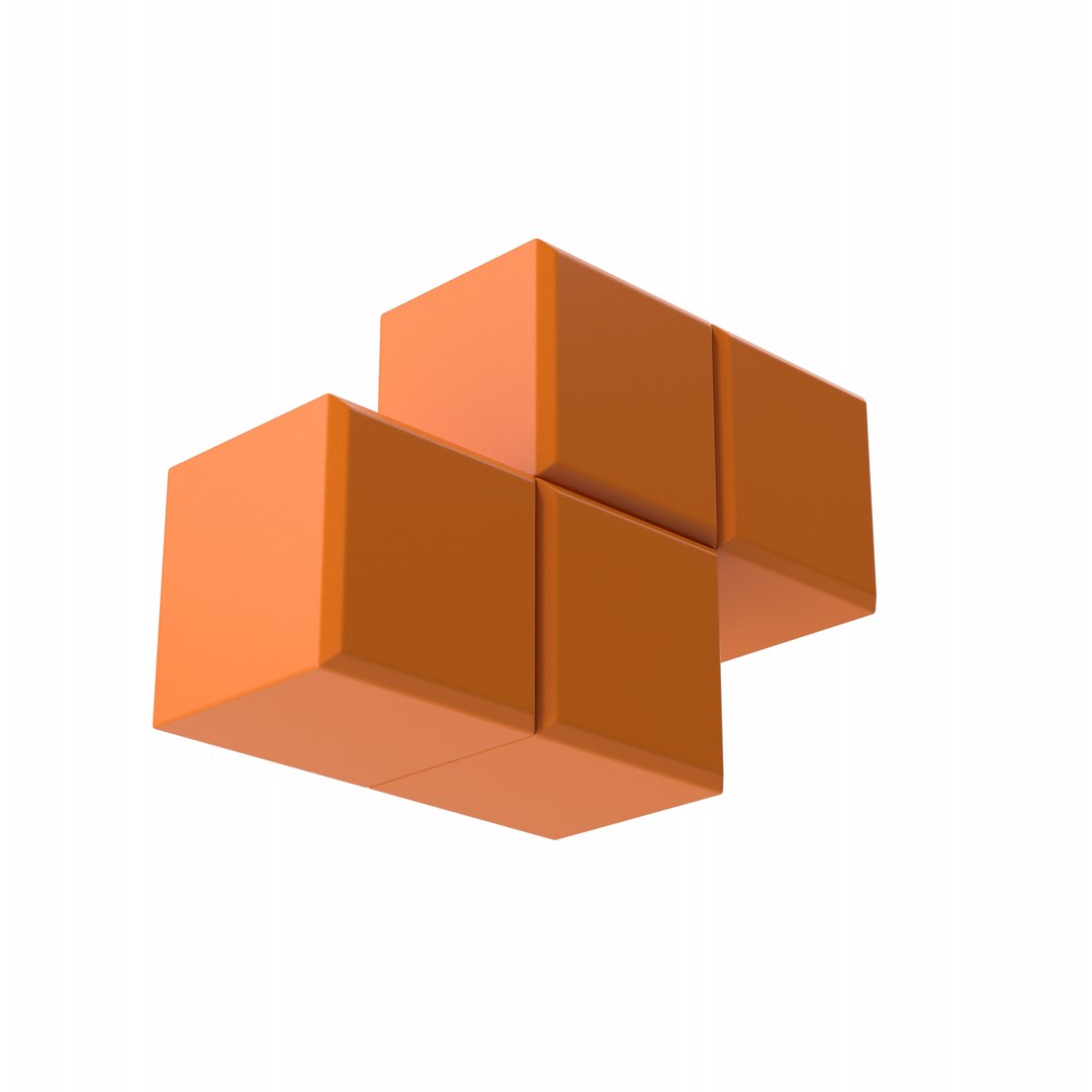 3D Tetris S Block - TurboSquid 1875760