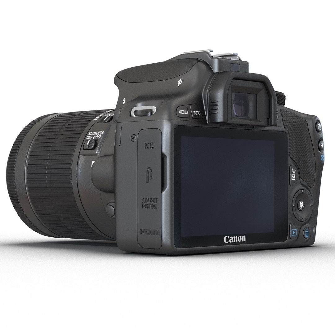 3d canon eos 100d model