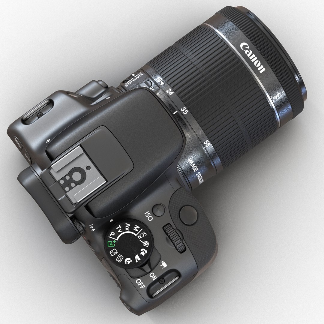3d canon eos 100d model