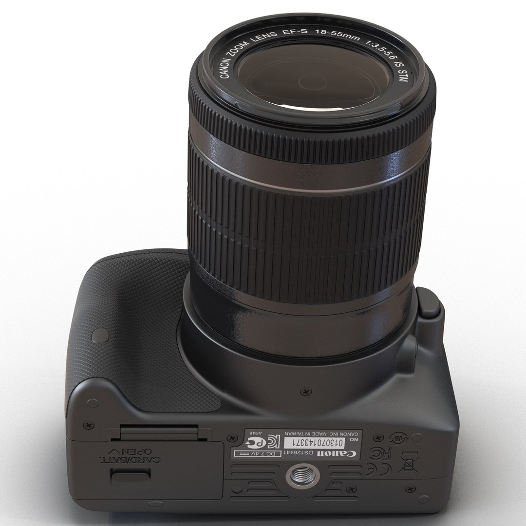 3d canon eos 100d model