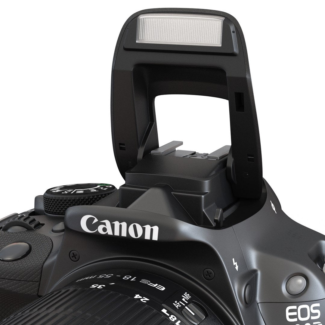 3d canon eos 100d model