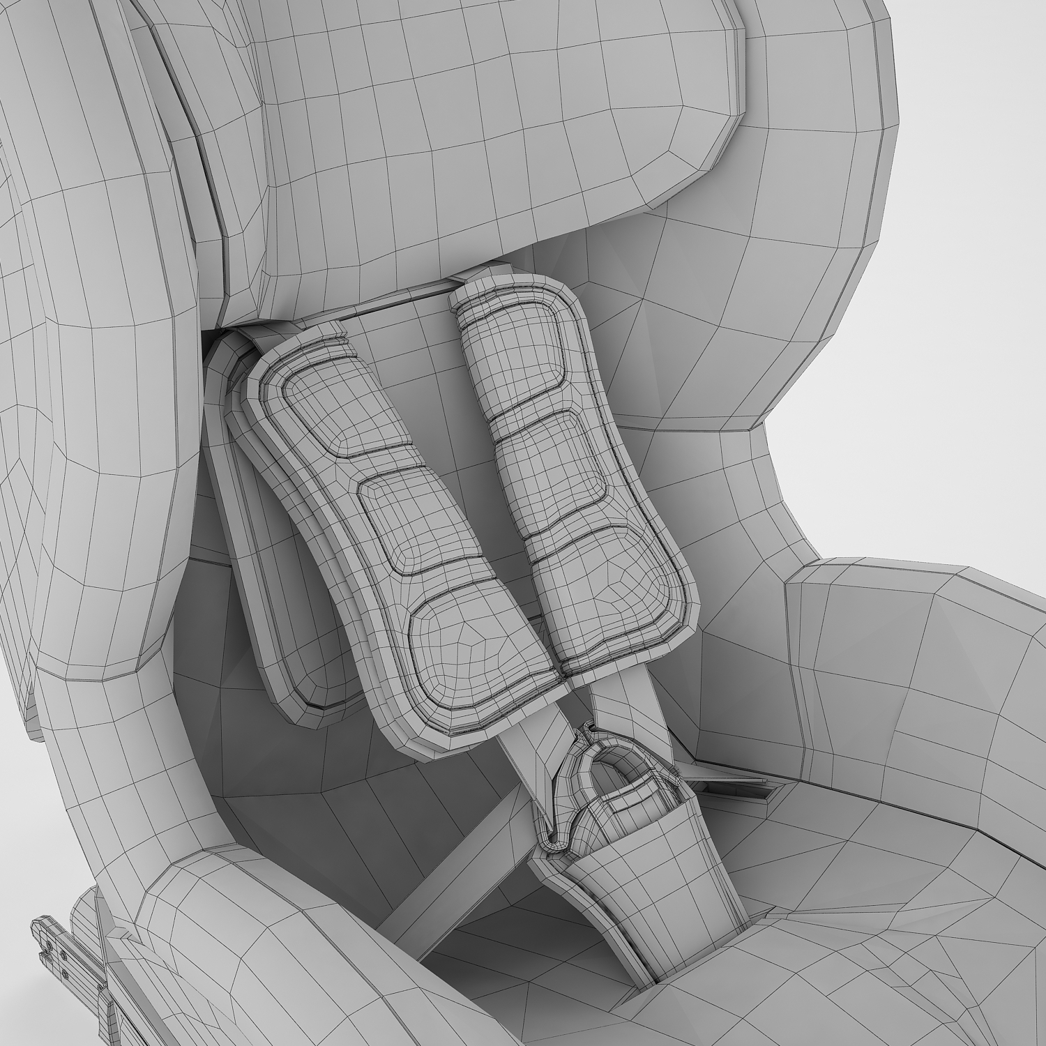 Children car chair 3D model - TurboSquid 1297653