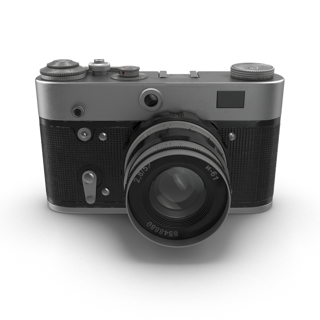 Vintage Film Cameras 2 3D Model - TurboSquid 1332385