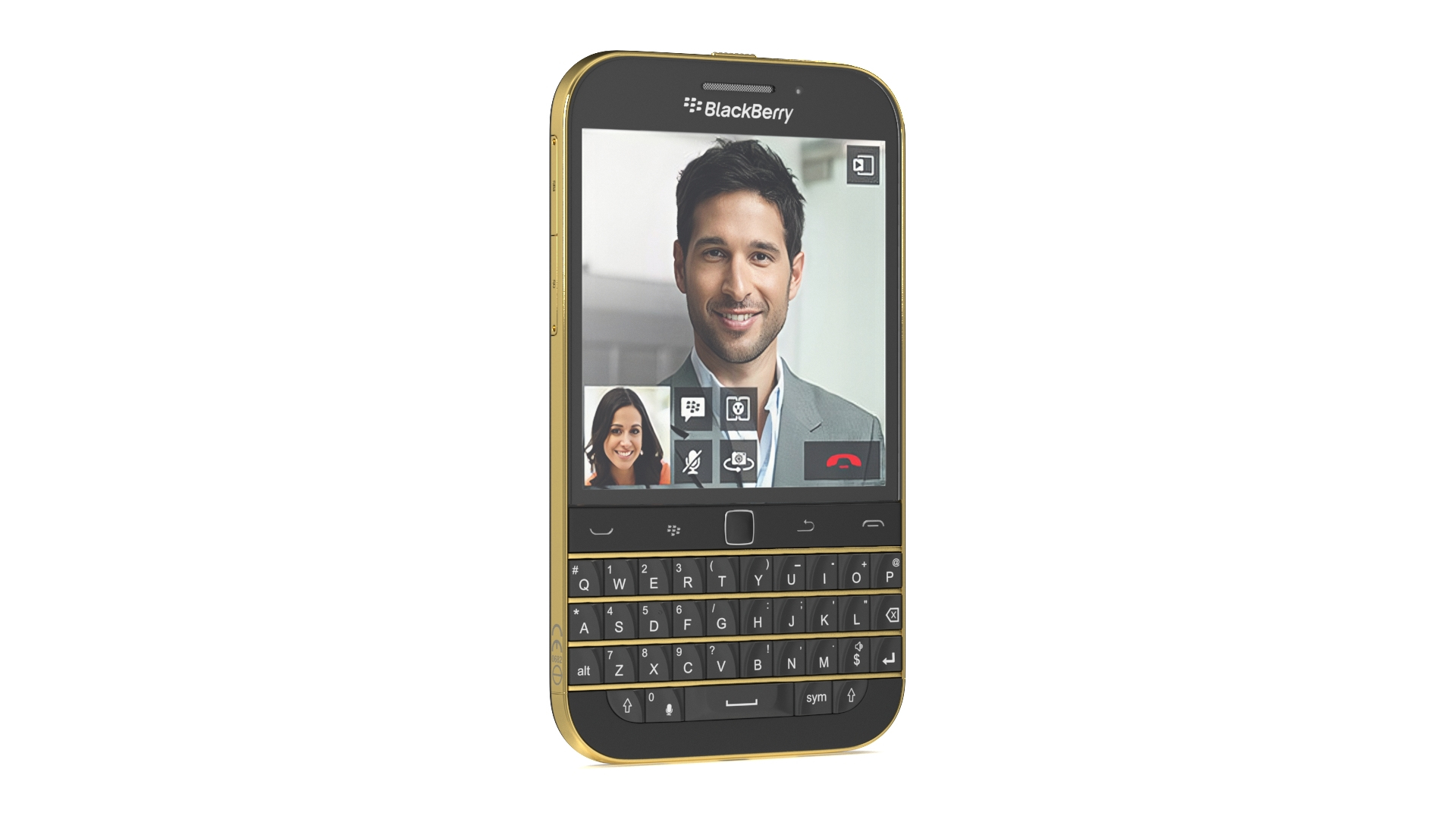 3D Premium Smartphone BlackBerry Gold - TurboSquid 2237162