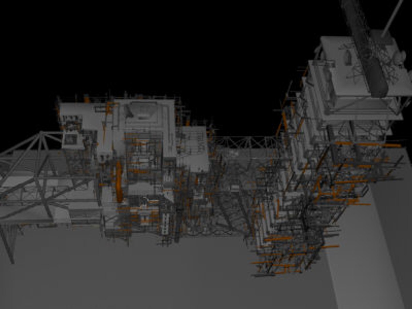 Space Shuttle Launch Tower 3d Model