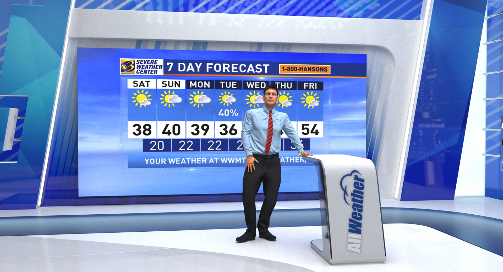 3D Weather Studio Tv Cameras - TurboSquid 1284636