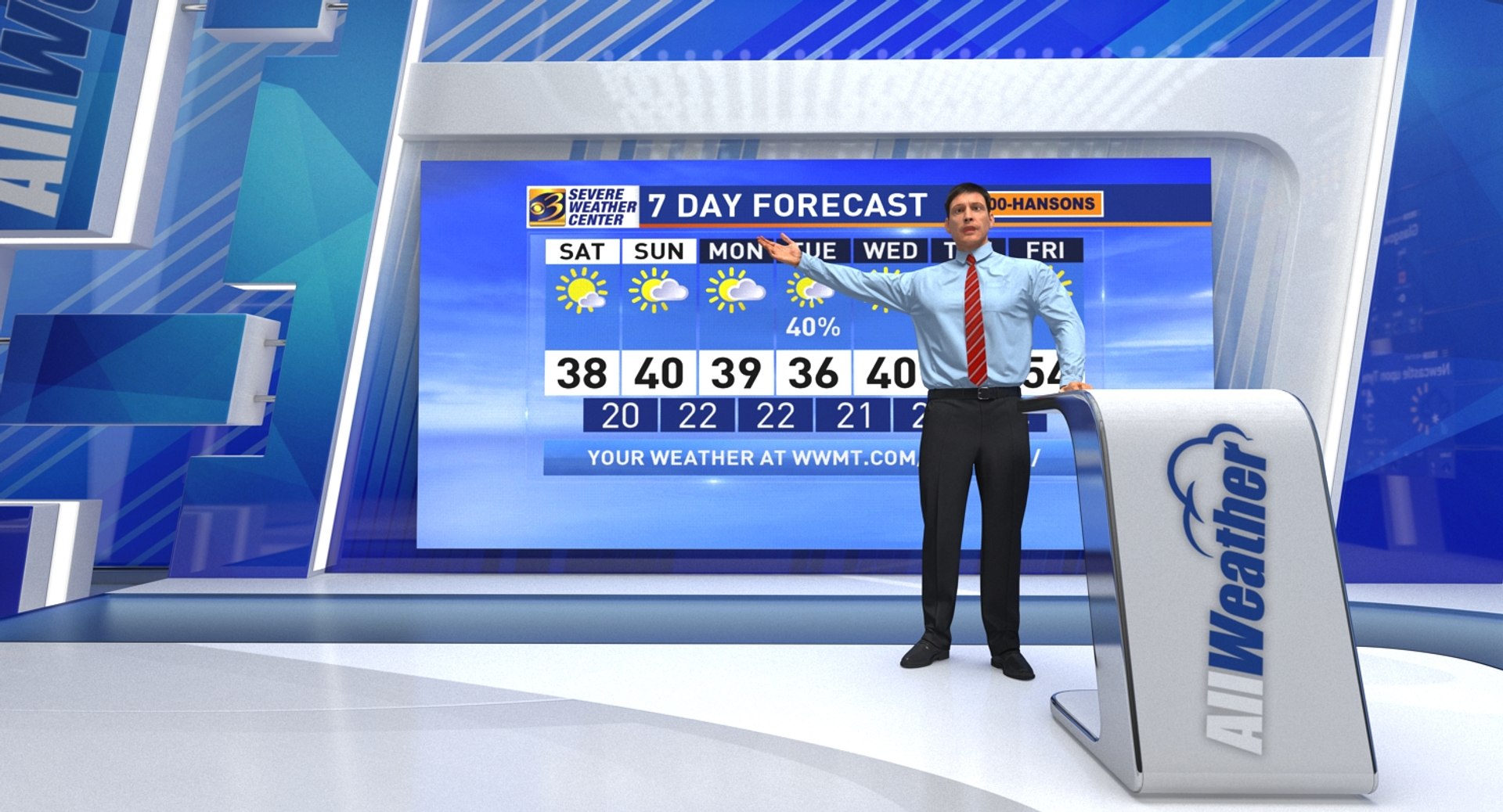 3D weather studio tv cameras - TurboSquid 1284636