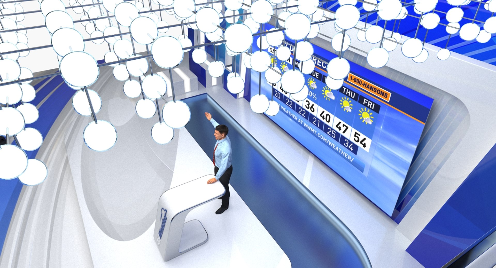 3D Weather Studio Tv Cameras - TurboSquid 1284636