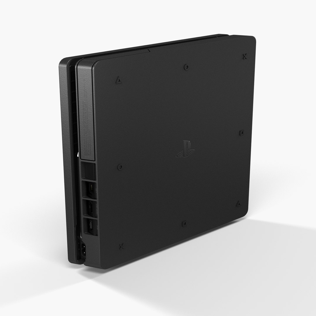 Sony Playstation 4 Slim Model - TurboSquid 1287750