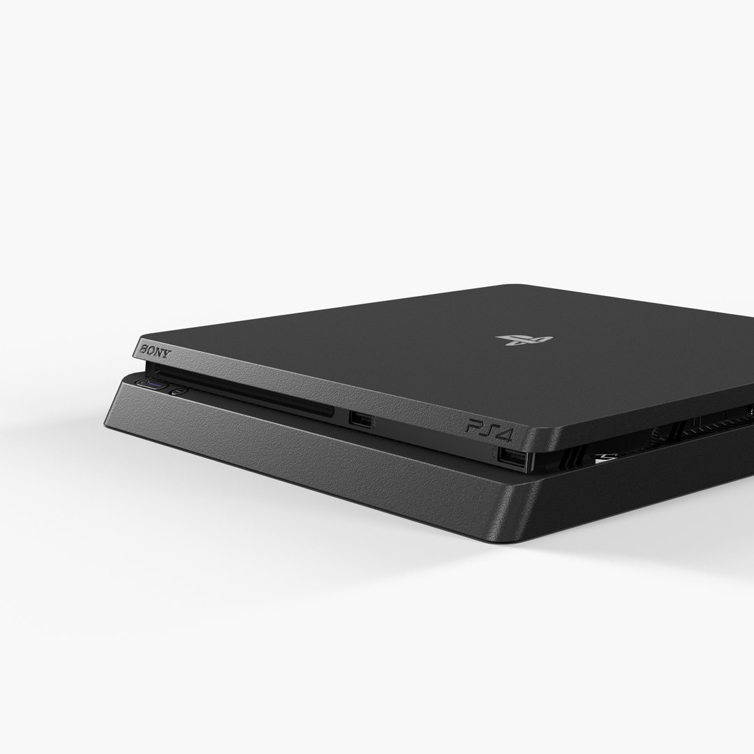 Sony Playstation 4 Slim Model - TurboSquid 1287750