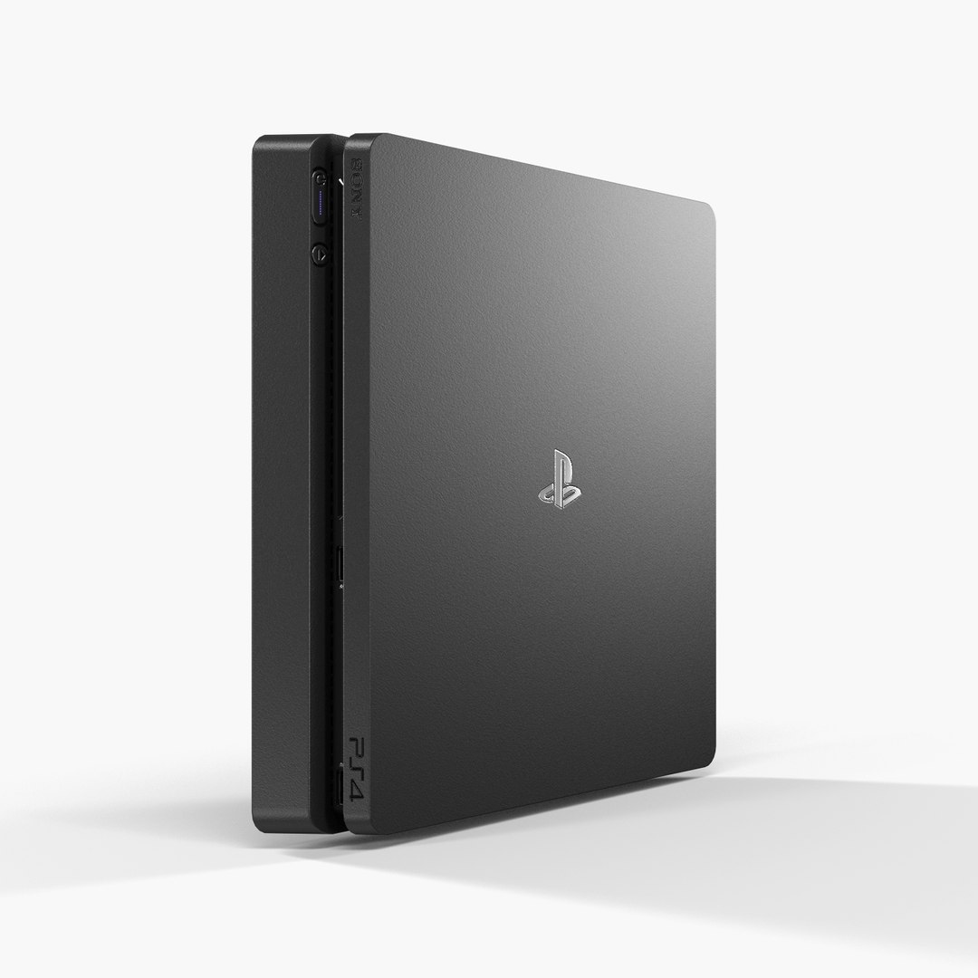 Sony Playstation 4 Slim Model - TurboSquid 1287750