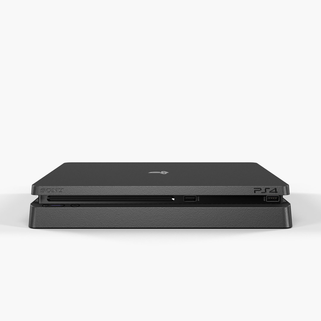 Sony Playstation 4 Slim Model - TurboSquid 1287750