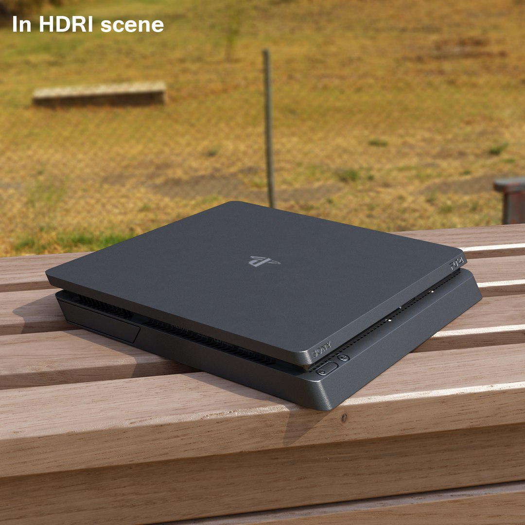 Sony Playstation 4 Slim Model - TurboSquid 1287750