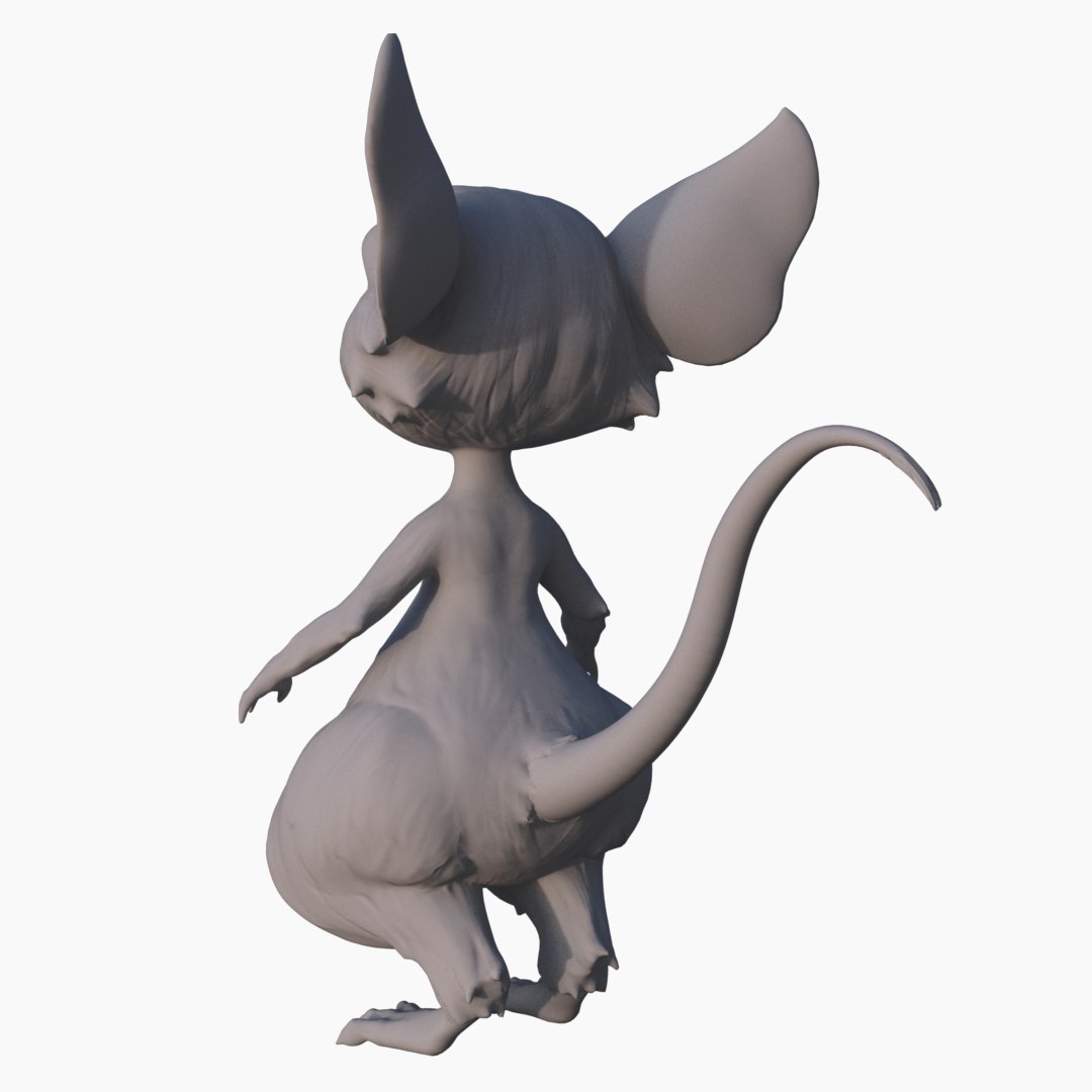 3D Cartoon Mouse Model - TurboSquid 1169605