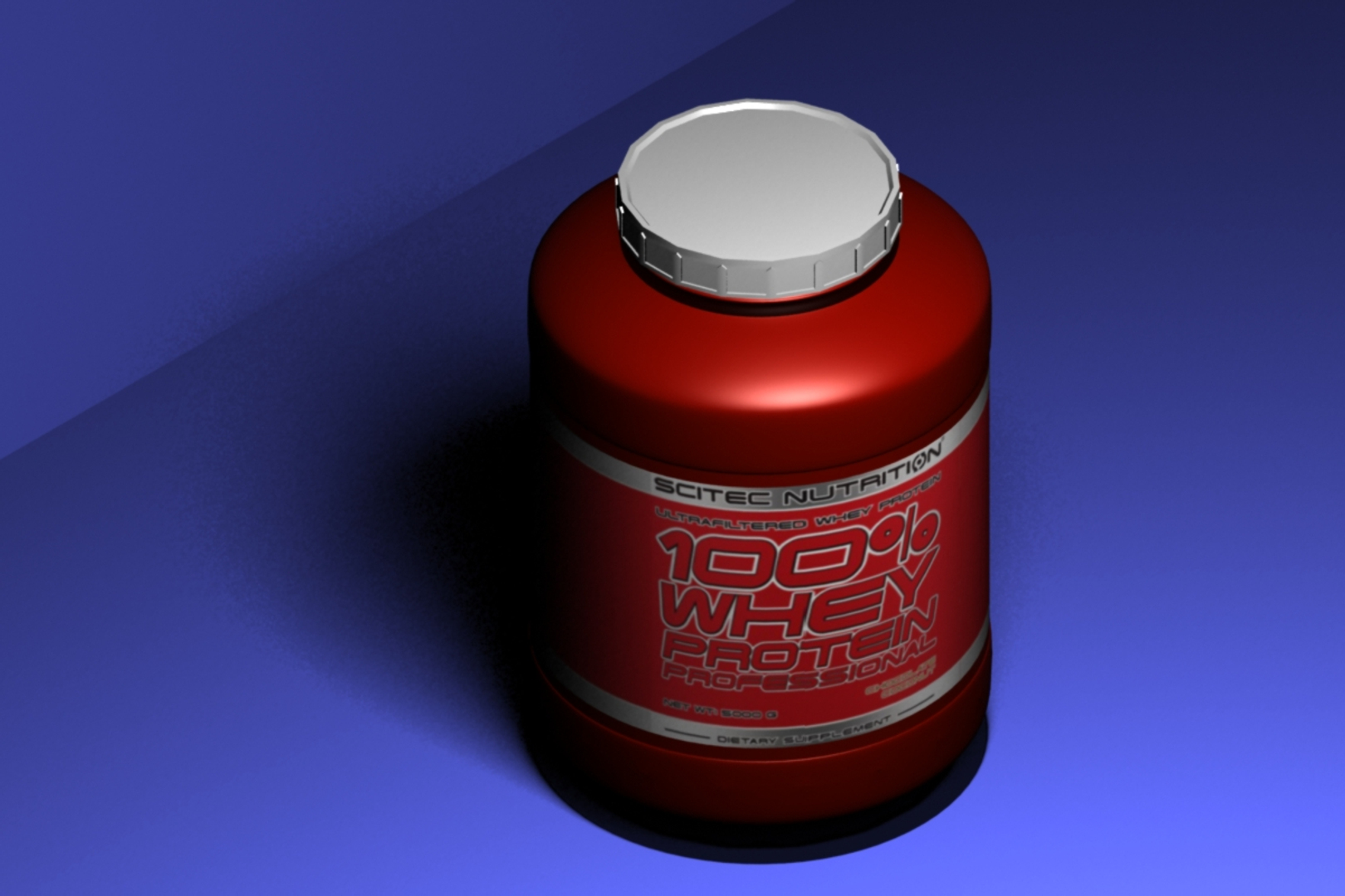 whey protein 3d obj