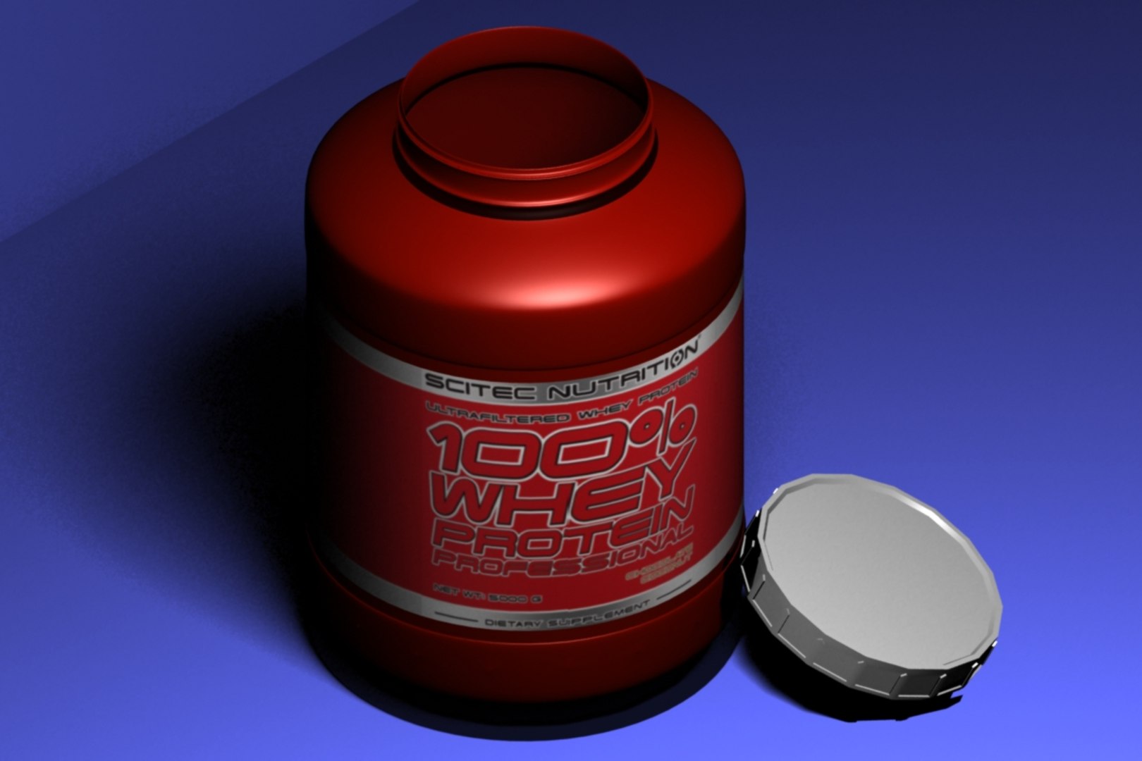 whey protein 3d obj