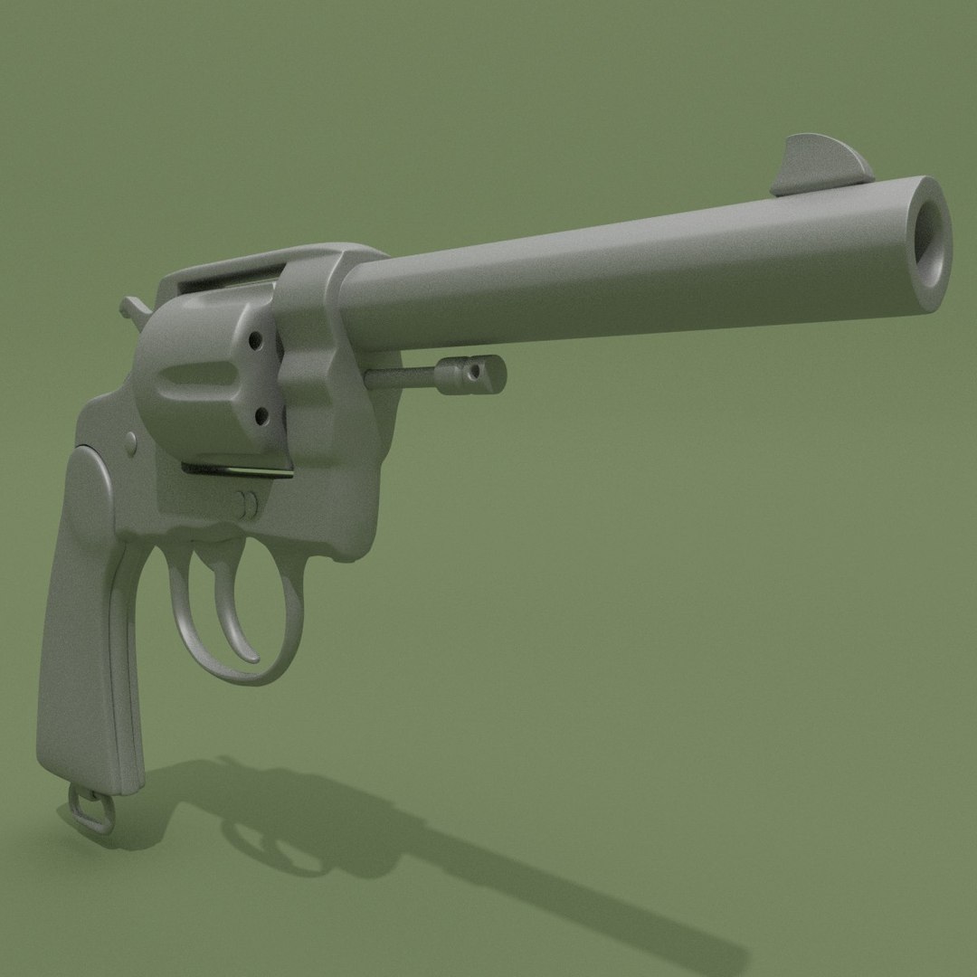 Gun Antique 3D Model - TurboSquid 1163381