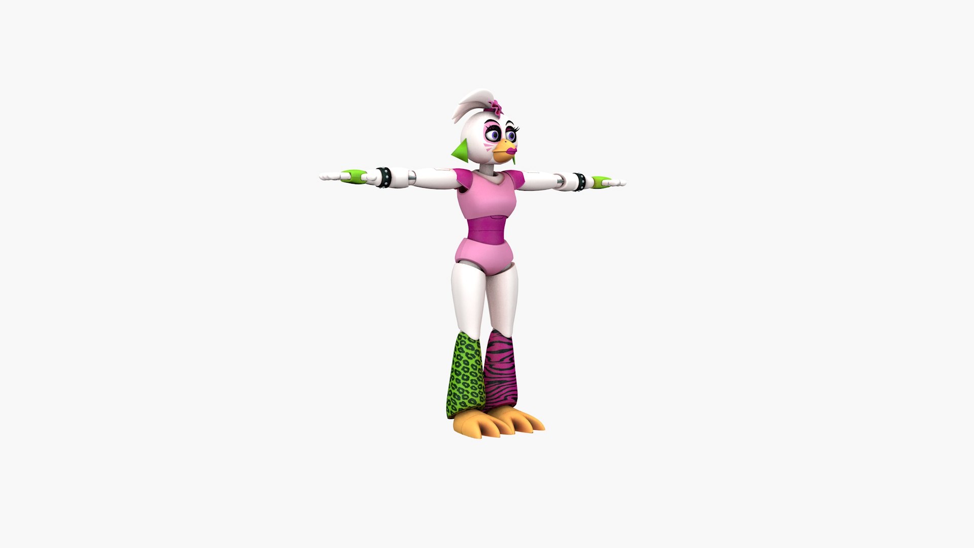 3D Model FNAF Chica - TurboSquid 2363231