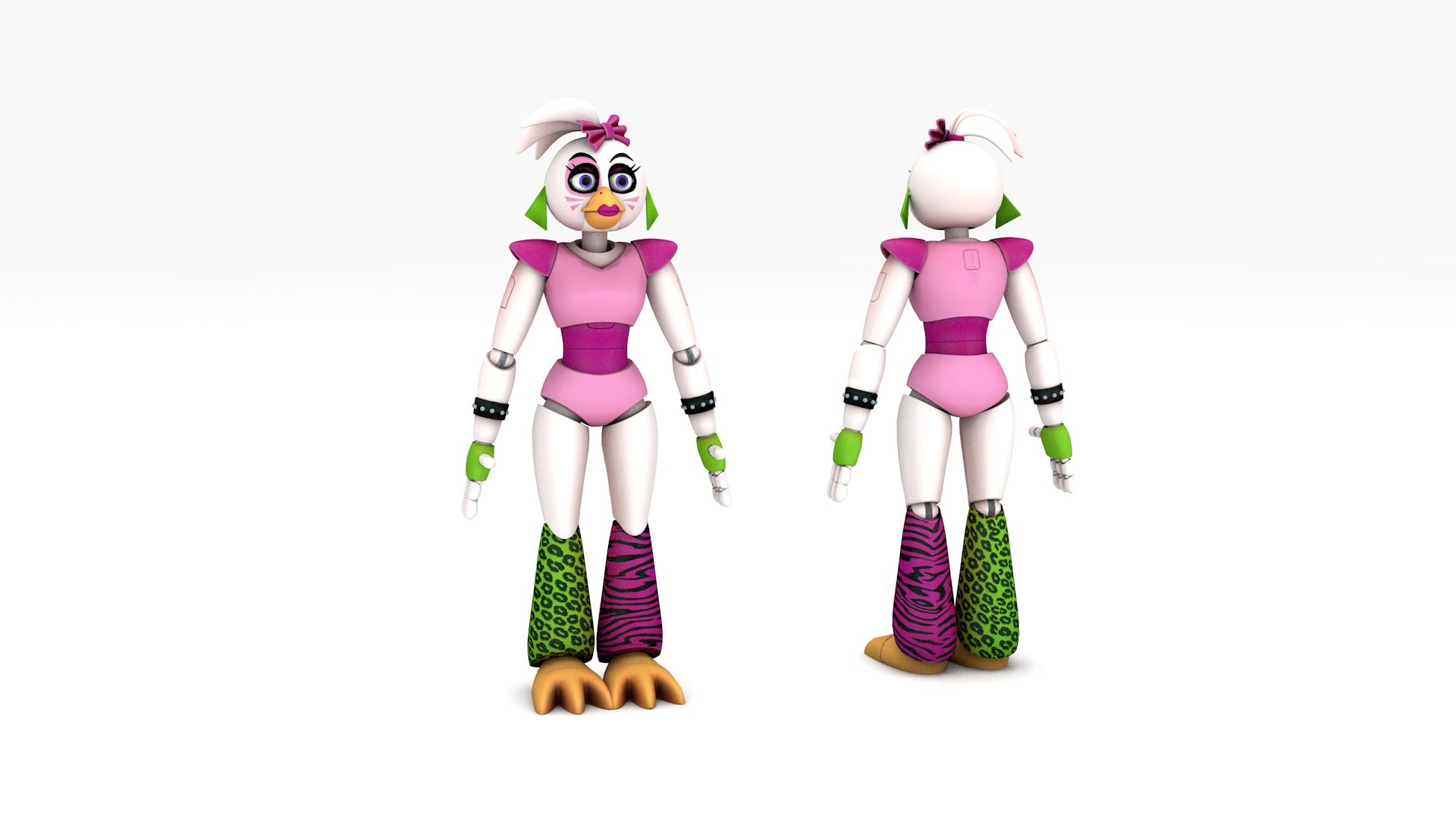 3D Model FNAF Chica - TurboSquid 2363231