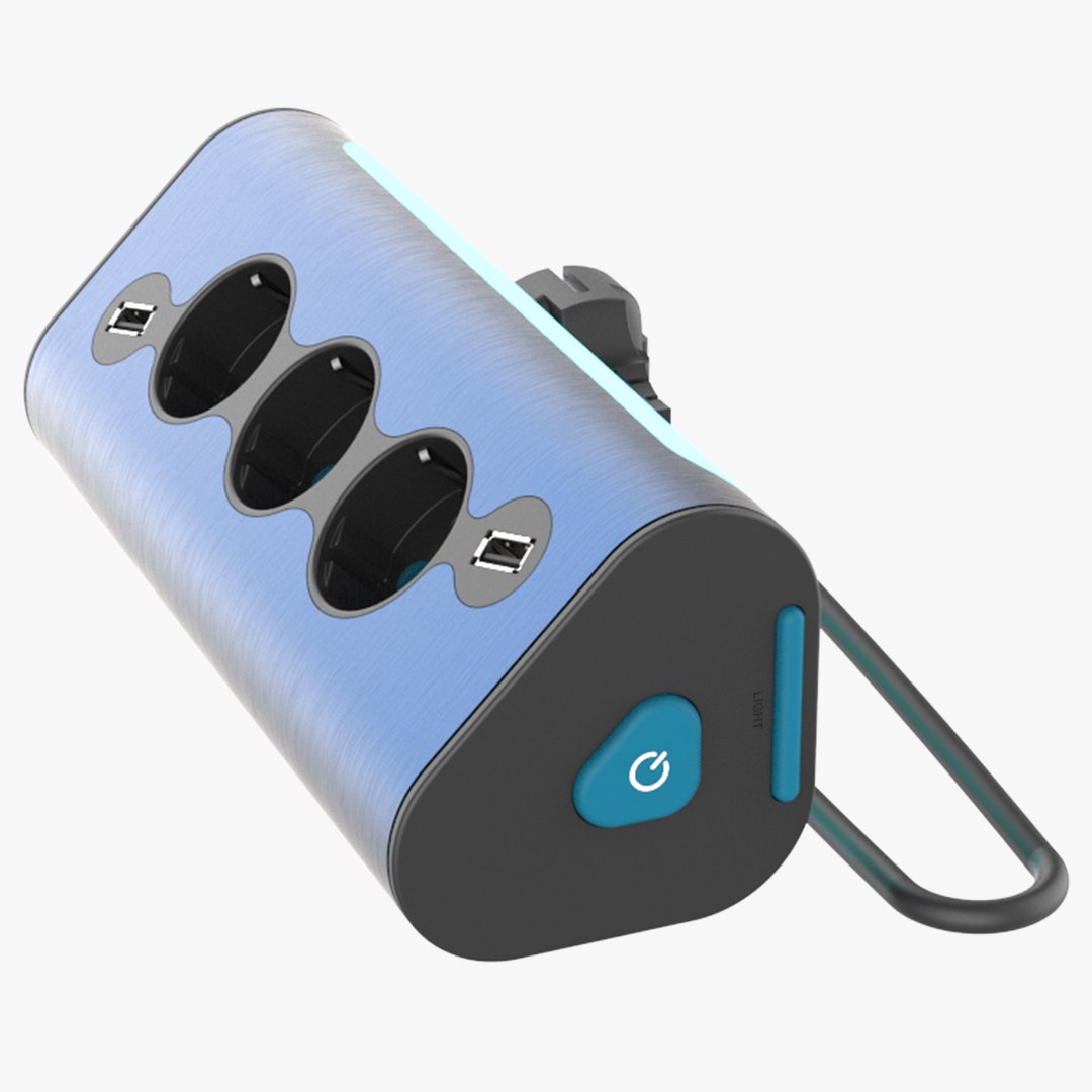 3D Multiplug Socket Model - TurboSquid 1840524