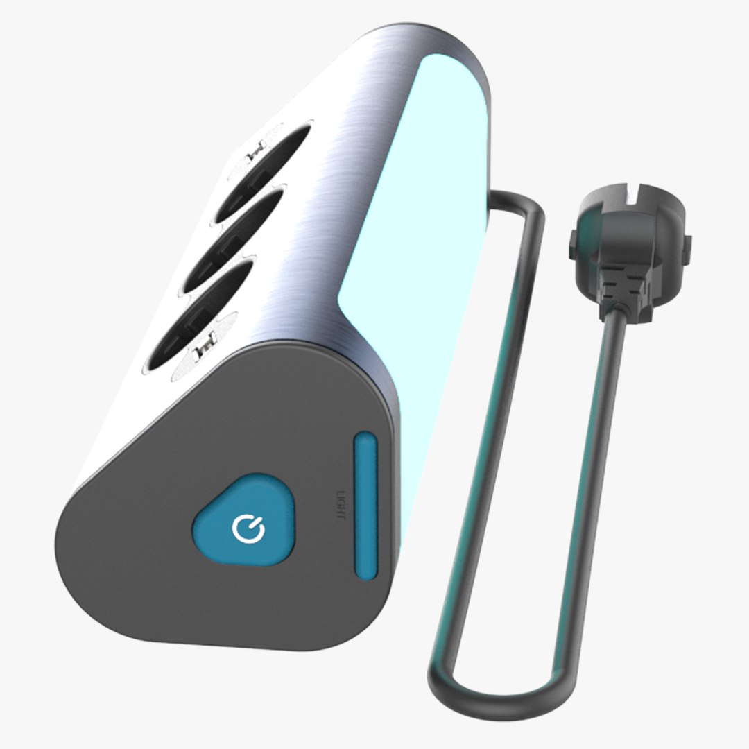 3D Multiplug Socket Model - TurboSquid 1840524
