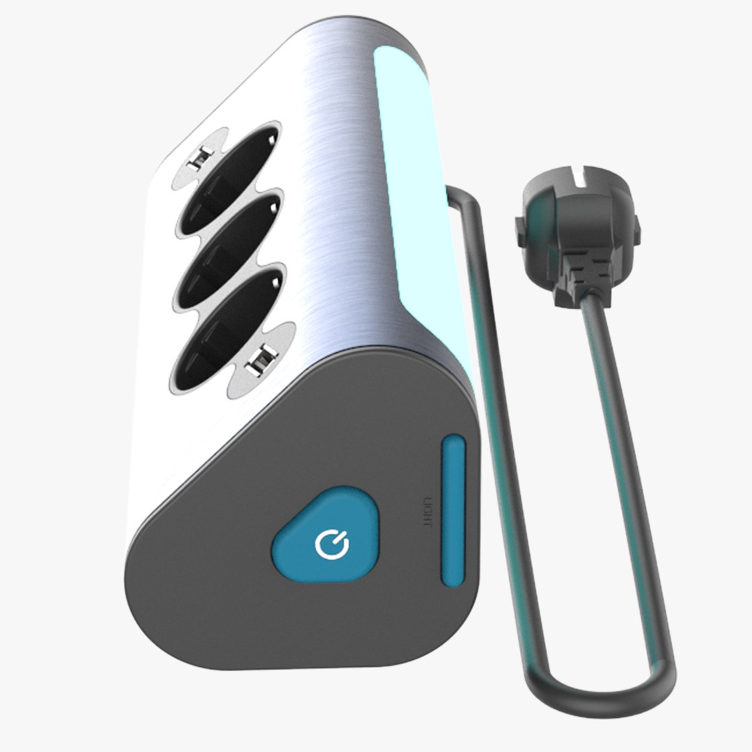 3D Multiplug Socket Model - TurboSquid 1840524
